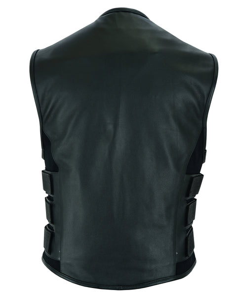 Wholesale Men's Leather Vests | DS007 Men's Updated Club Vest (Premiu ...